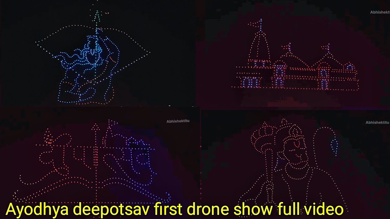 Ayodhya deepotsav 2024/Ayodhya drone show/Ayodhya vlog/New update ...