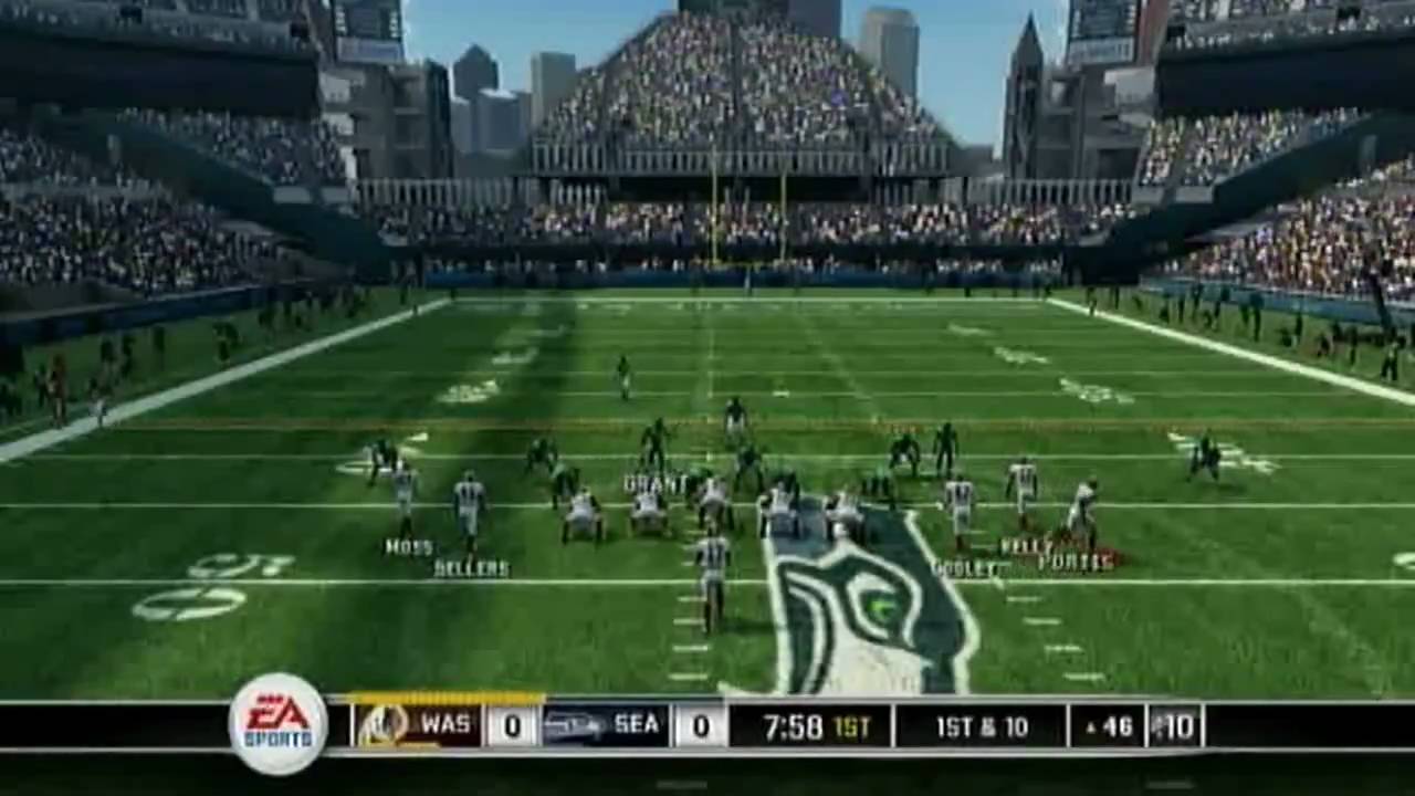 Madden 10 Tips - HB Slant Exploit - YouTube