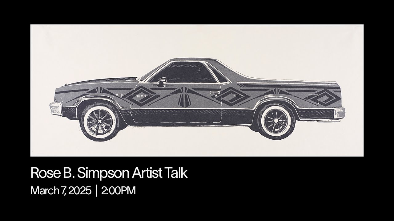 Rose B. Simpson Artist Talk - YouTube