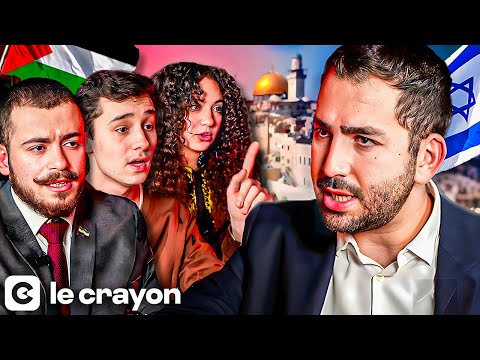 1 pro-israélien vs 4 pro-palestiniens. | Seul contre tous