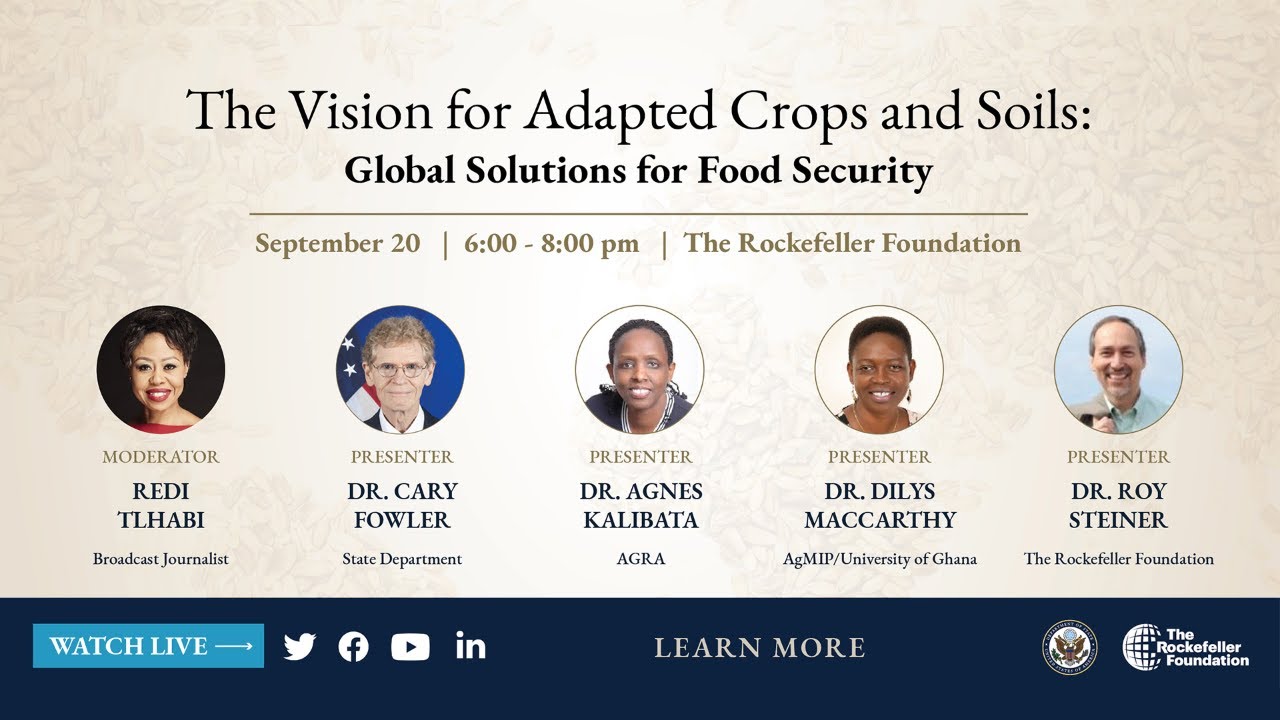 The Vision for Adapted Crops and Soils: Global Solutions for Food ...