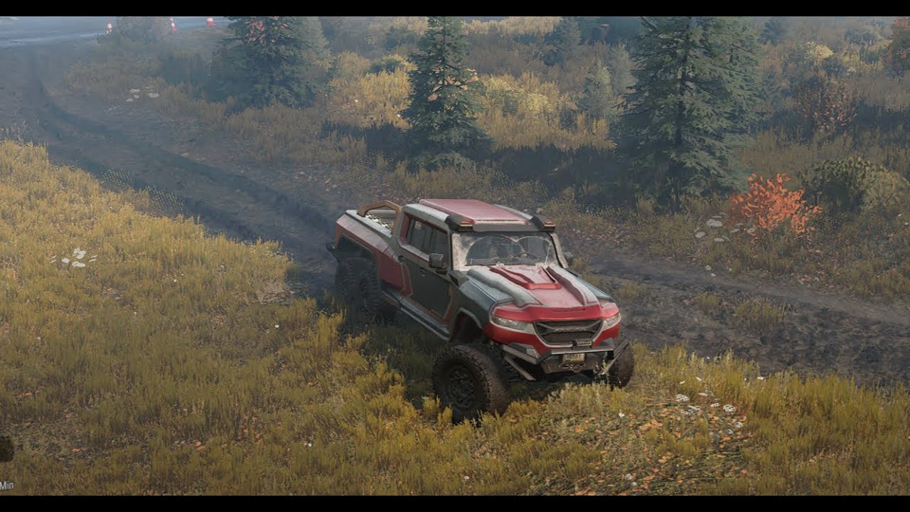 Rezvani 6x6 in the woods - Snow runner - Realestic offroading - finding ...