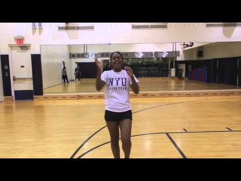 NYU CHEER 2013 Tryout Sideline - YouTube
