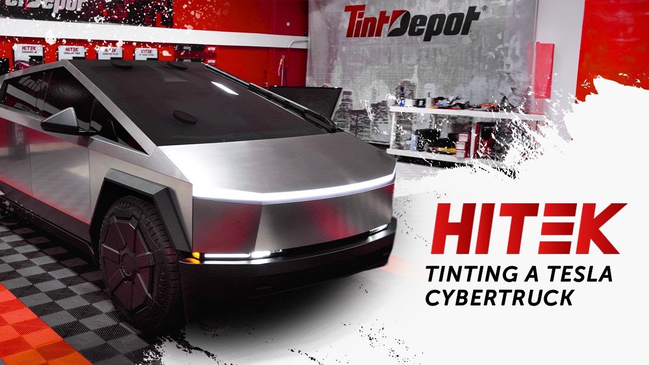 Tinting a Tesla Cybertruck | Full installation - YouTube