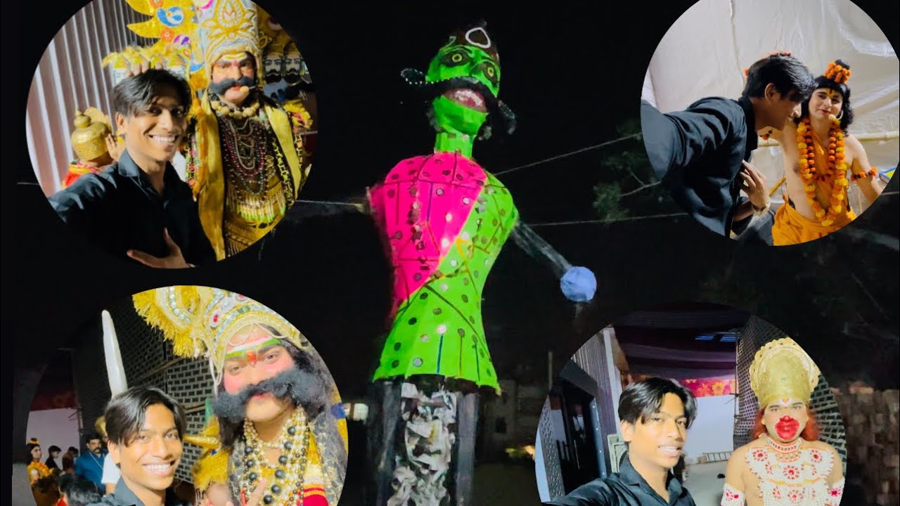 Reaveal of Ramleela makeup | Dushera 2k24 Ravan dehen - YouTube