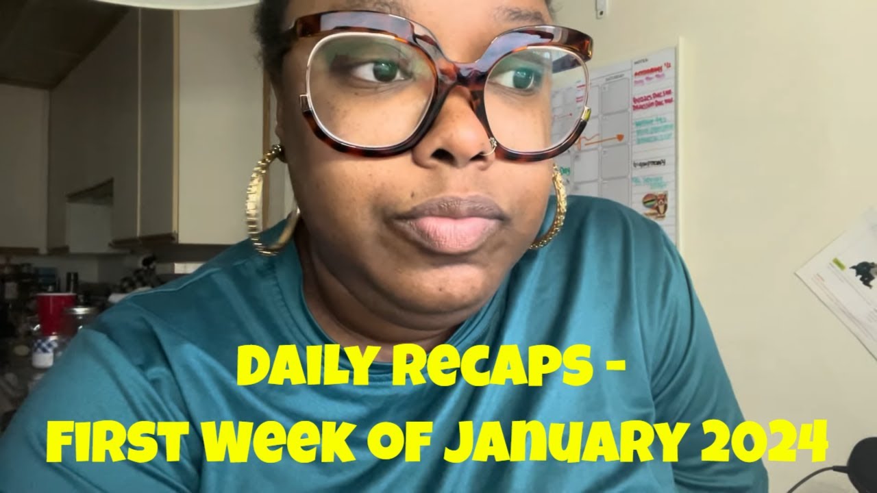 Daily Recaps | Week of January 1, 2024 - YouTube