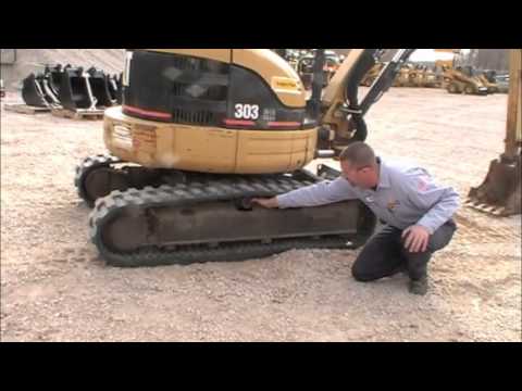 Used compact excavator inspection - Tracks - YouTube