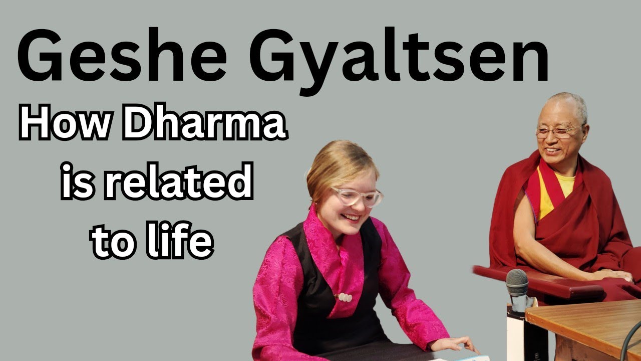 The connection between Dharma and life - YouTube