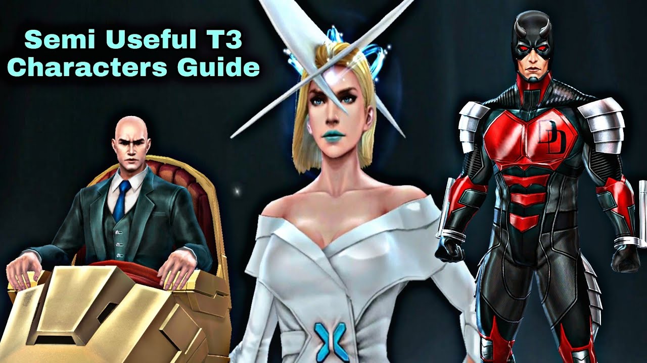 Semi Useful T3 Characters Guide - Marvel Future Fight - YouTube