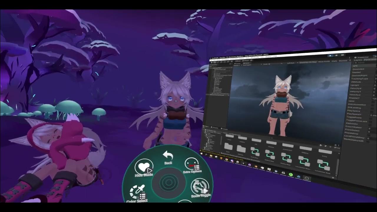 vrchat using osc for debugging - av3emulator - YouTube
