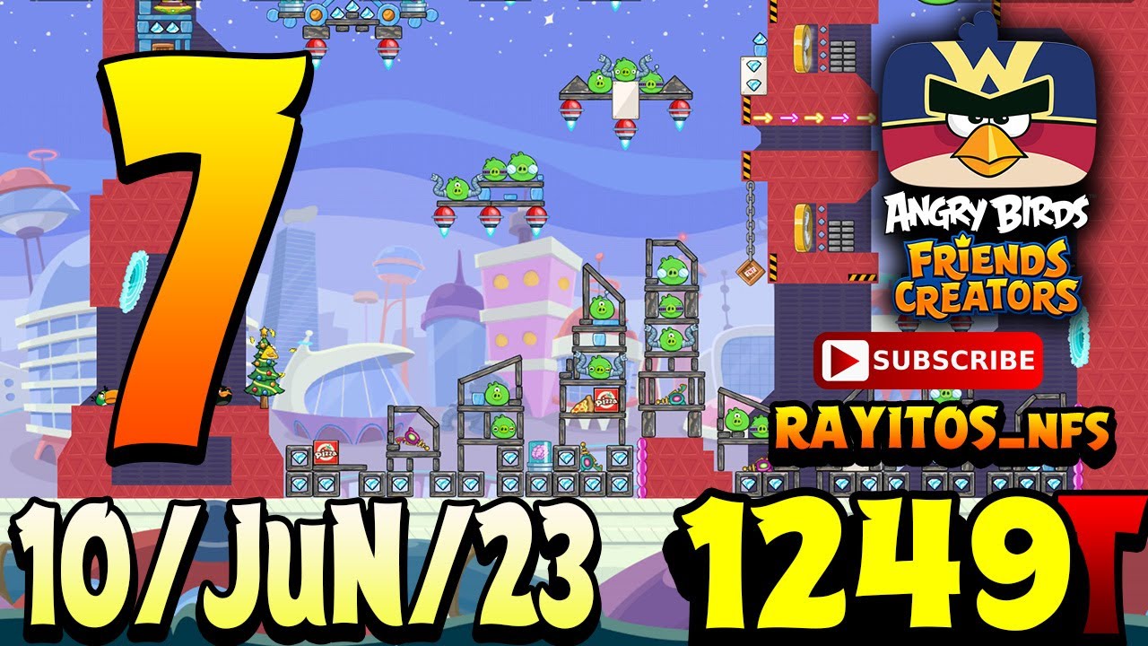 Angry Birds Friends Level 7 Tournament 1249 Highscore POWER-UP ...