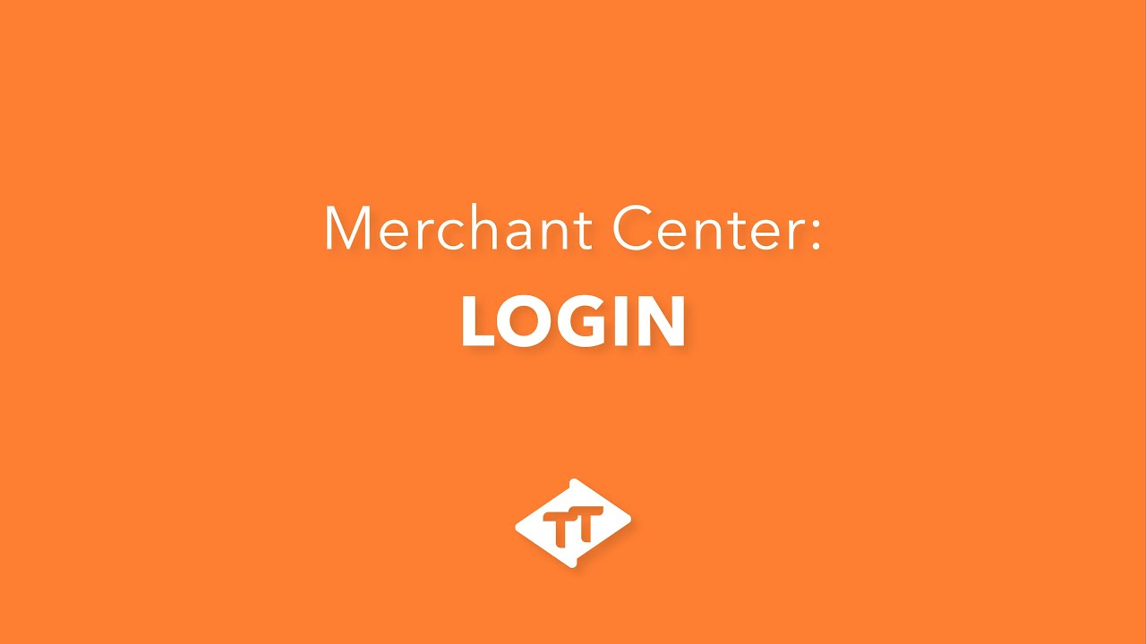 Merchant Center - How to Login - YouTube