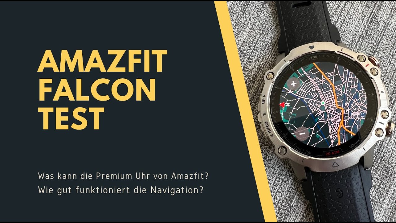 Amazfit Falcon Test: die Richtung stimmt... - YouTube