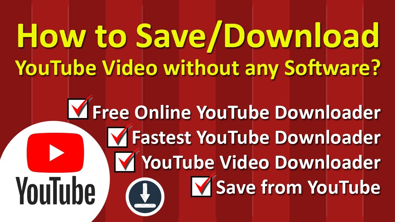 How to Download YouTube Videos | How to Download Videos from YouTube ...