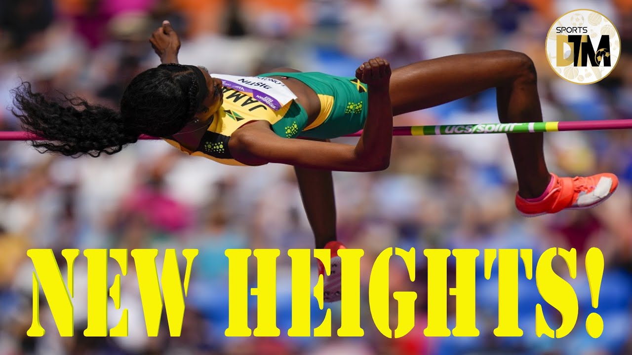 Lamara Distan Breaks💪🏽Jamaica's Women's National High Jump Record | DTM ...