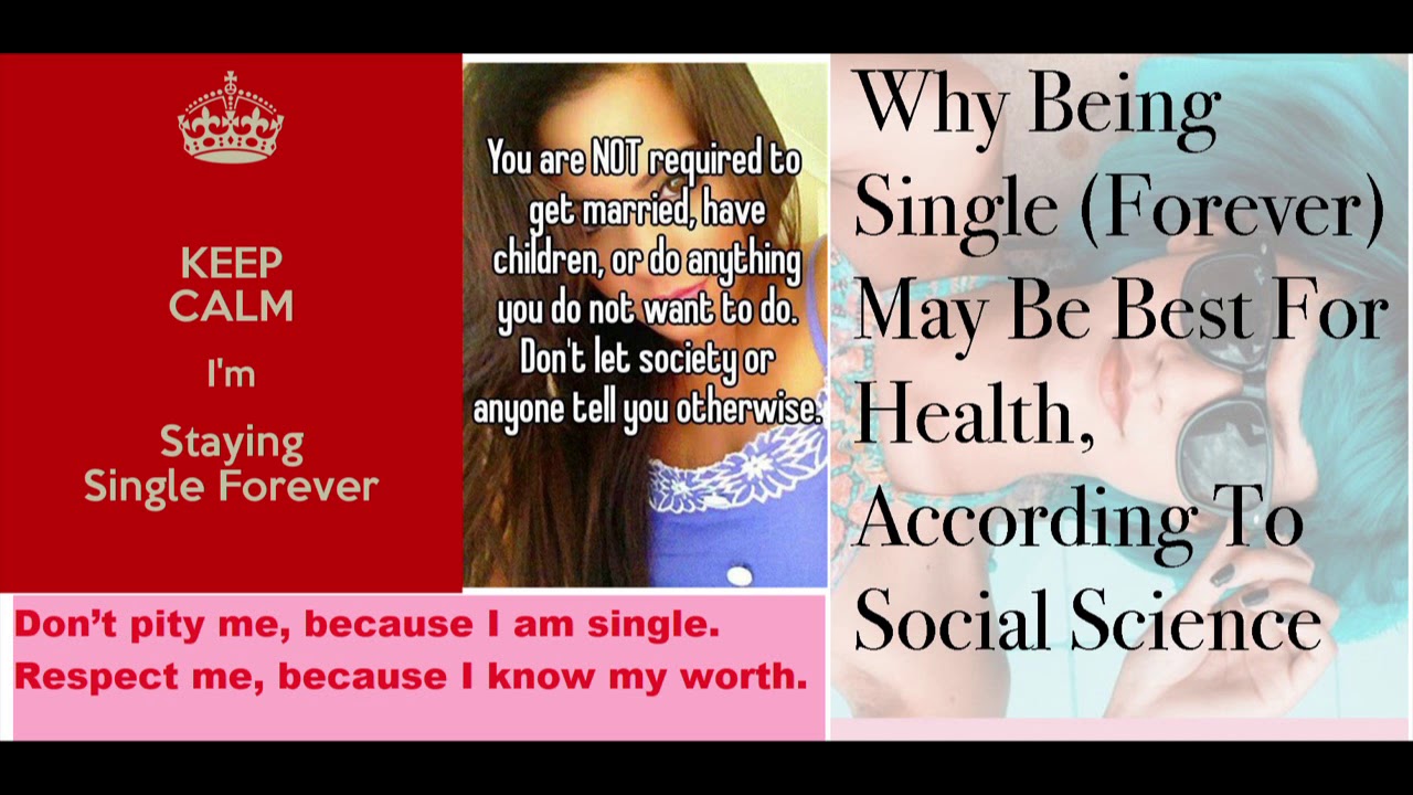 It's nothing wrong being single and not married or having child. - YouTube