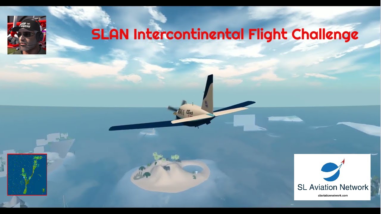 SLAN Intercontinental Flight Challenge with Natalya Petrova - Second Life Game Play - YouTube