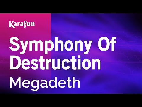 Symphony of Destruction - Megadeth | Karaoke Version | KaraFun