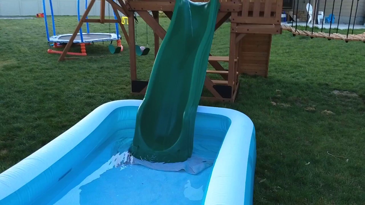 Easy DIY Waterslide - YouTube