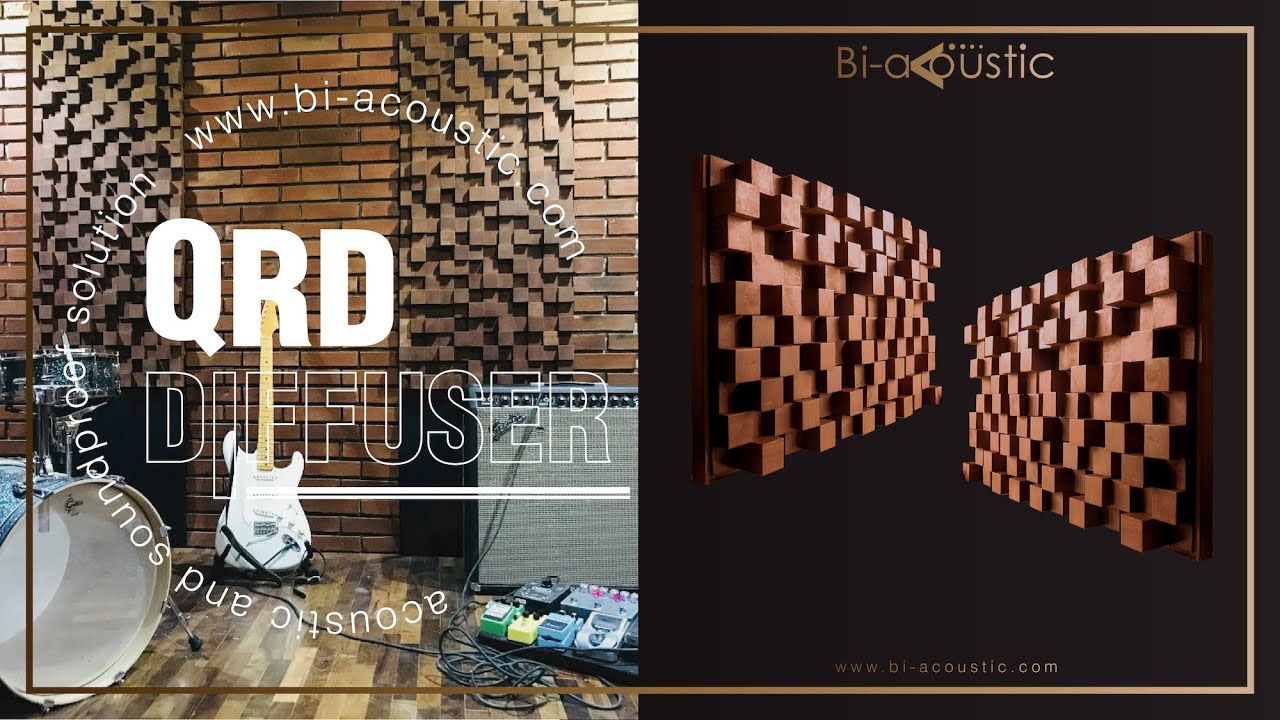 THE ACOUSTIC PRODUCTS - QRD DIFFUSER PANEL - YouTube