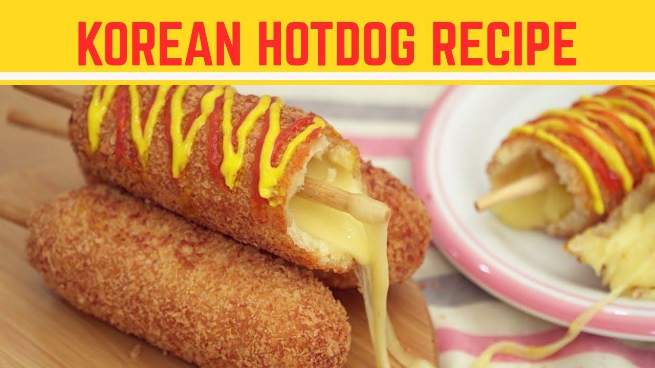 Mozzarella Cheese Corn Dog Recipe (Korean Street Food) - YouTube