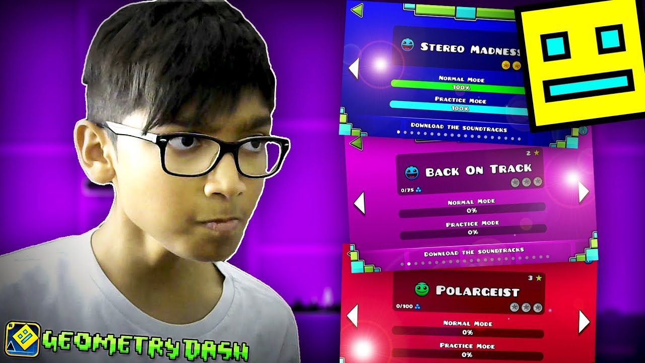 WELCOME TO FRUSTRATION || Geometry Dash Part 1 - YouTube