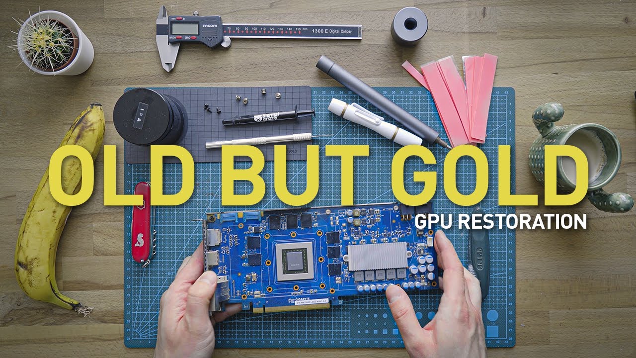 GPU restoration guide - thermal pad replacement & repasting - YouTube