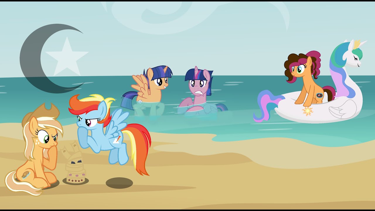 MLP (Next Gen) Beach Day (Speedpaint)(Base Edit) - YouTube