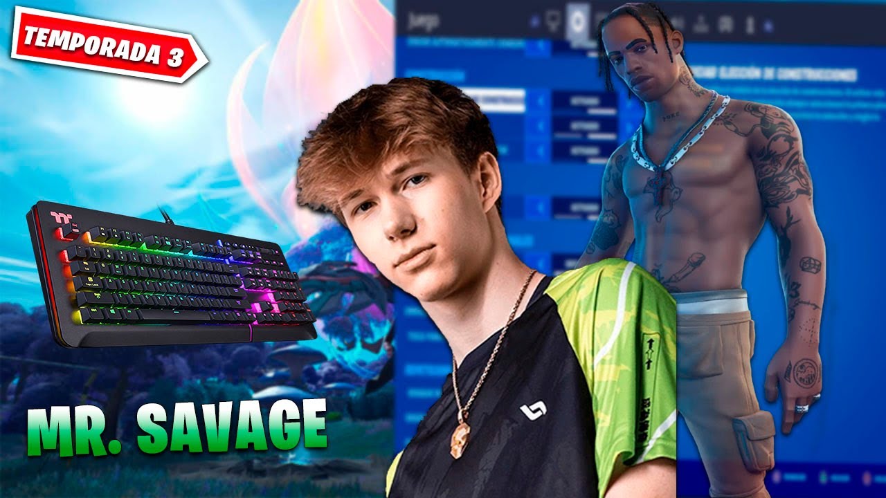 SENSIBILIDAD de MR. SAVAGE | CONFIGURACIÓN DE Mr. SAVAGE ⚠️ | FORTNITE ...