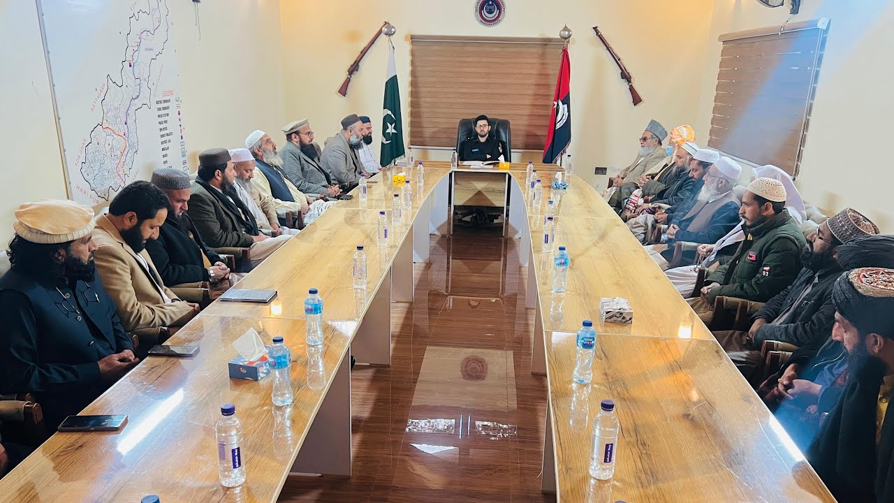 DPO Mansehra Azhar Khan Holds Key Meeting With Ulema on District Peace ...
