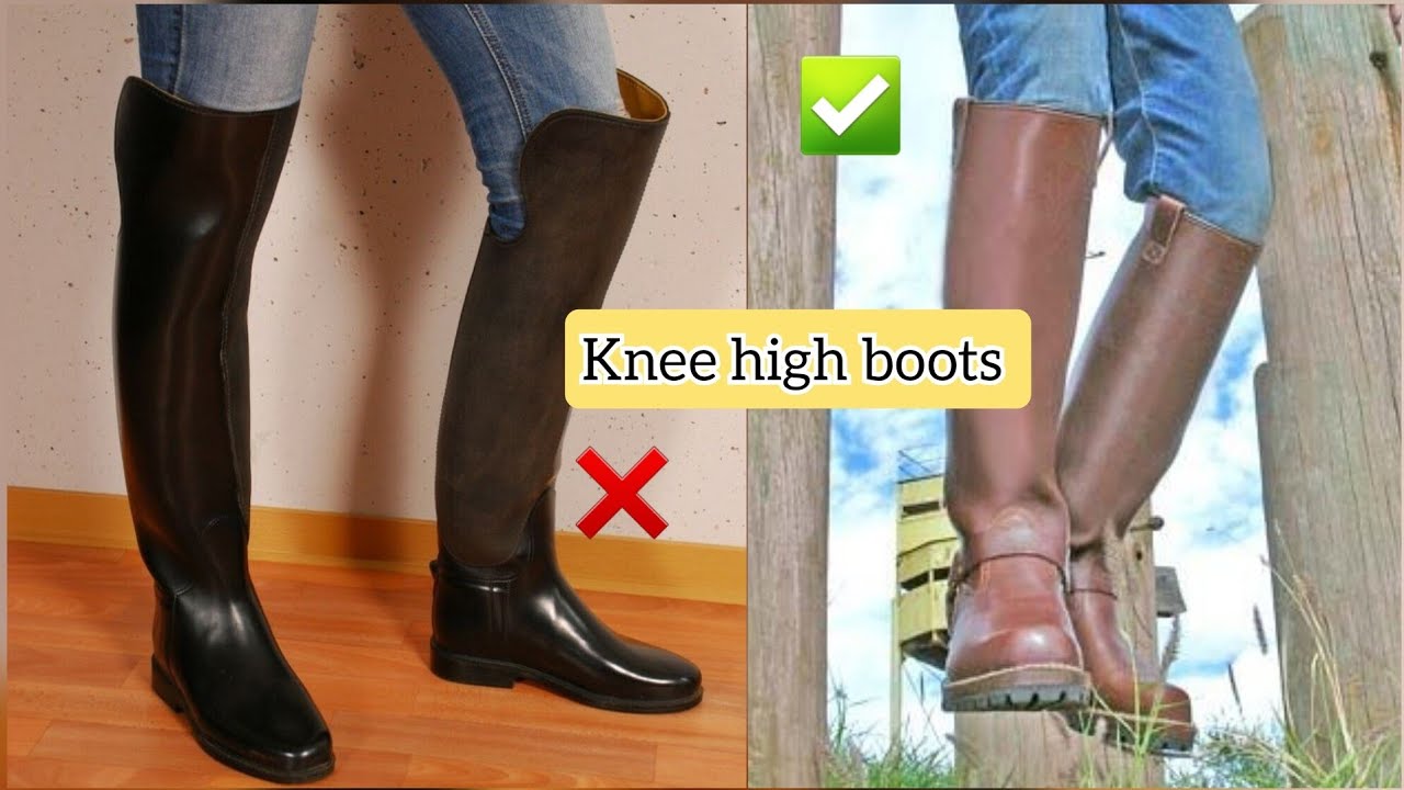 Knee high boots for men ||Long boots - YouTube