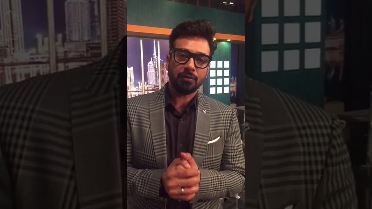 Faisal Qureshi say thanks to his fan engr anwar faris - YouTube