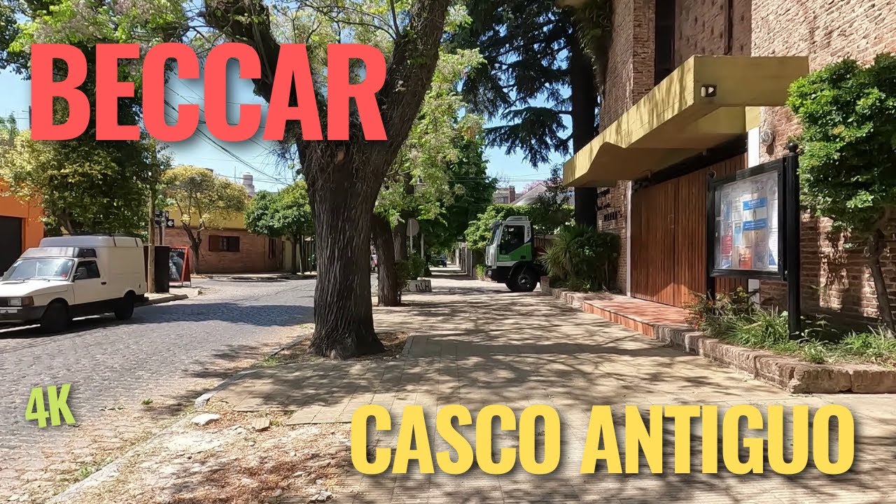 【4K】Calle Gervasio Posadas 🚶‍♂️ Beccar - San Isidro - Buenos Aires ...