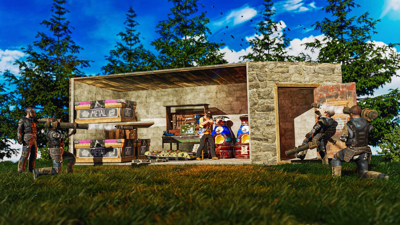 A ZERG CAME TO RAID ME - Rust - YouTube