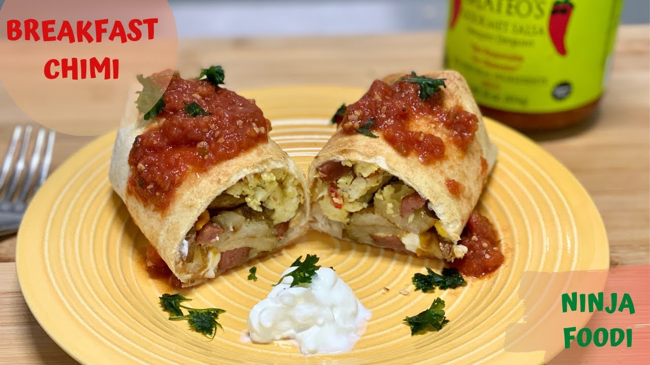 Ninja Foodi - BREAKFAST CHIMI - YouTube