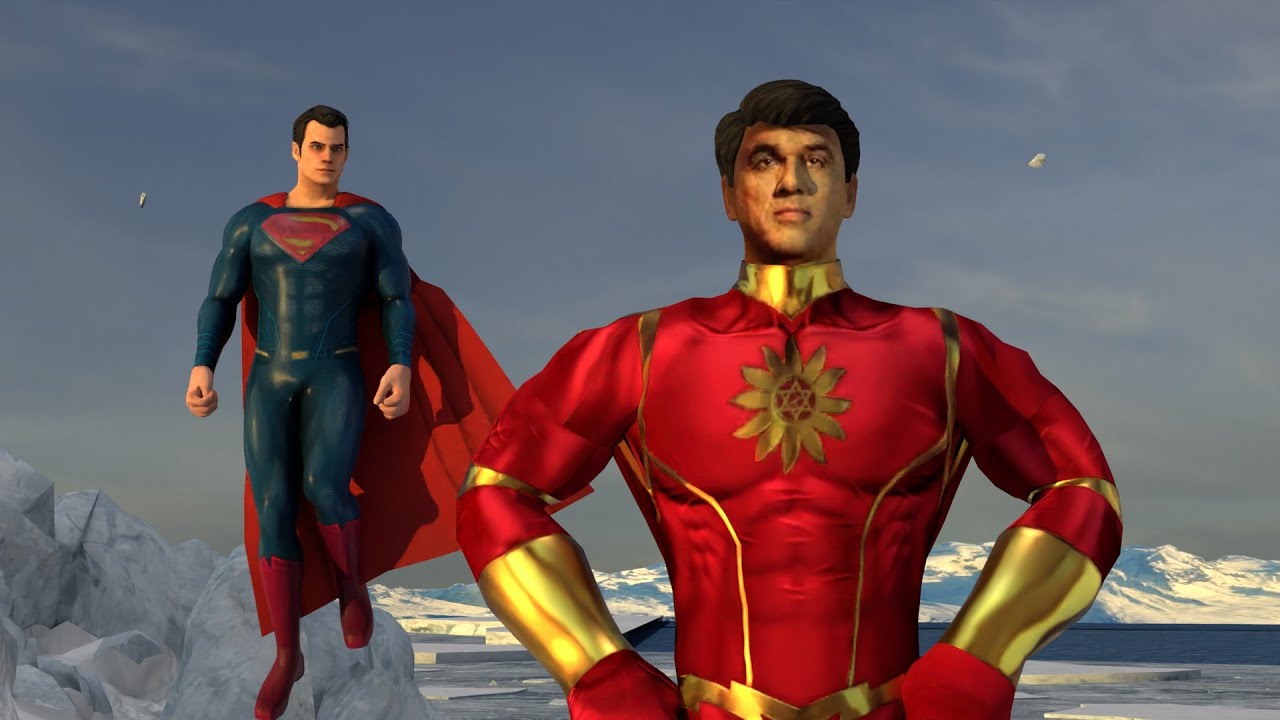 SHAKTIMAN vs. SUPERMAN - ANIMATION ( EPIC BATTLE ) - YouTube