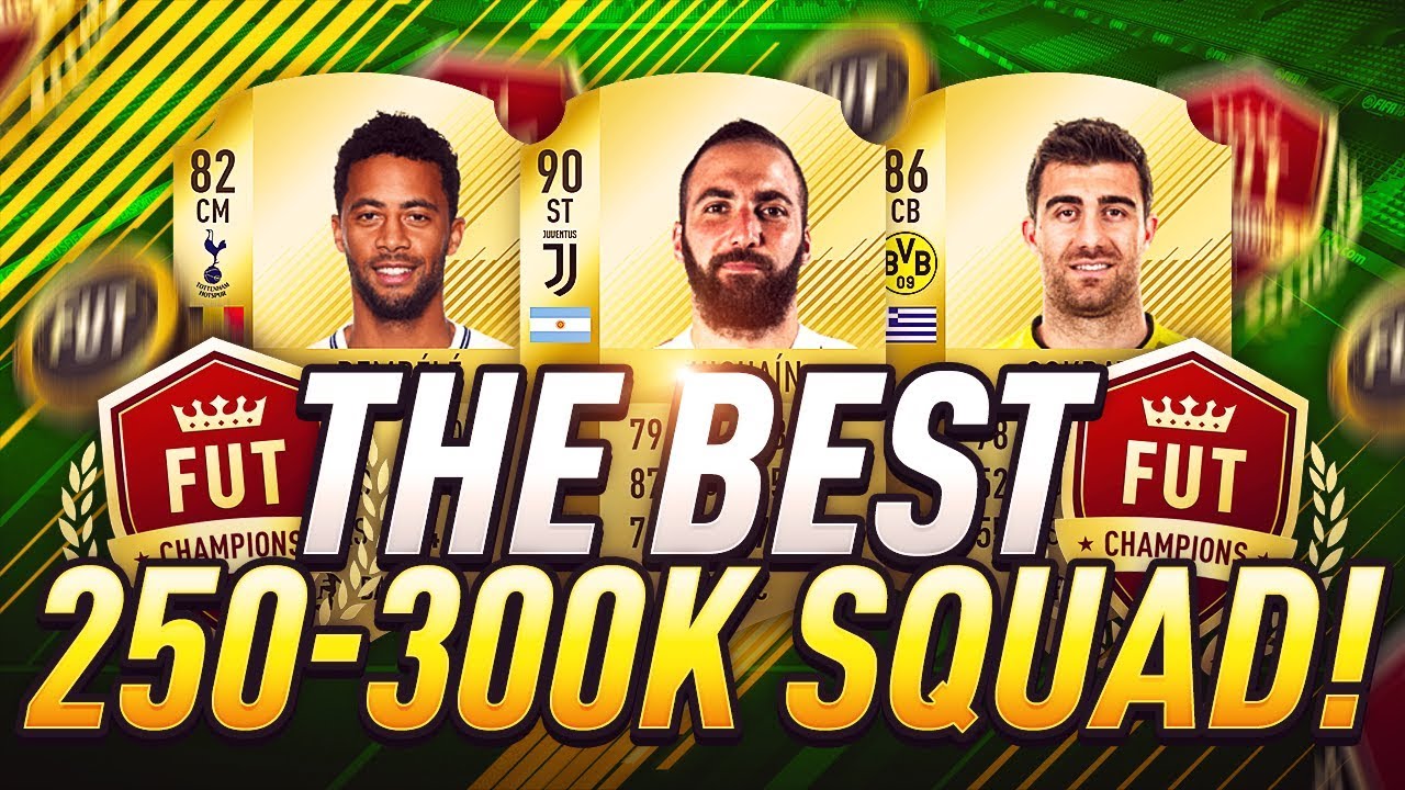The Best Overpowered 250k To 300k Fut Champions Hybrid Squad Builder