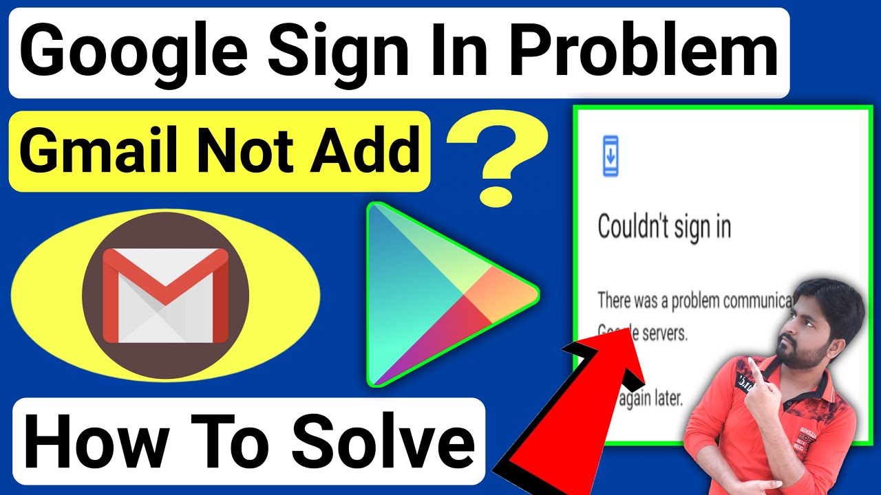 Google Account Sign In Problem | Play Store Sign In Problem | Google ...