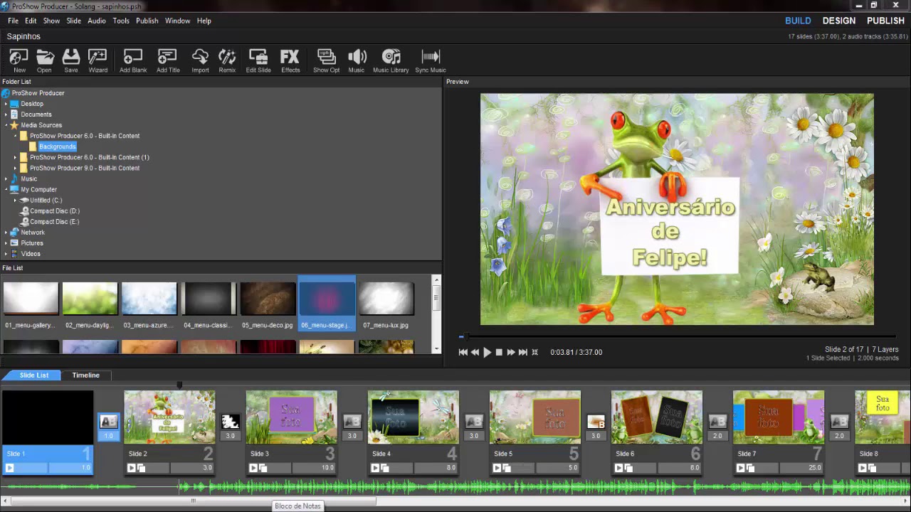 Projeto Proshow Producer download gratuito/Project Proshow Producer ...