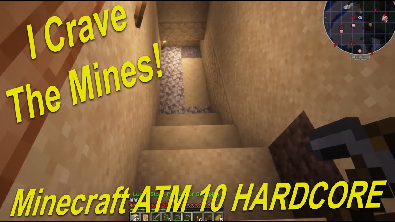 Minecraft ATM 10 Hardcore - Cue The Epic Mining Montage EP6 - YouTube