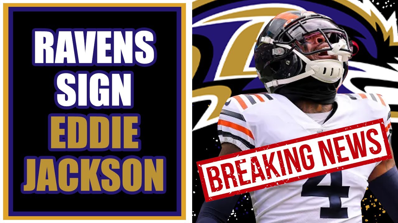 RAVENS SIGN EDDIE JACKSON! 2X PRO BOWLER AND 1X ALL PRO!!! INSTANT ...