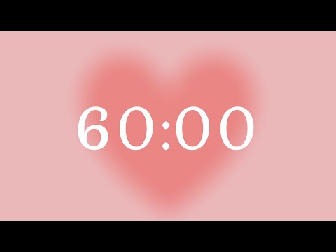 1 Saat Zamanlayıcı 💗 Kronometre | Geri Sayım(Countdown) #study #kronometre #countdown