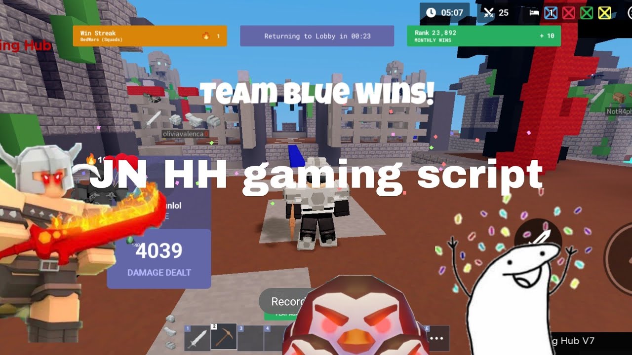 JN HH gaming script - YouTube