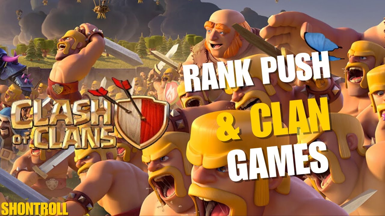 Clash of Clans Live #clashofclans #supercell #coc #rank #clangames ...