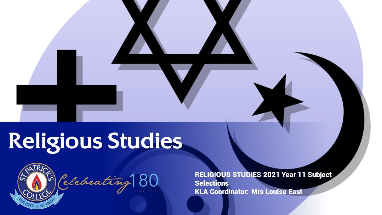 Religious Studies Subject Selections - YouTube