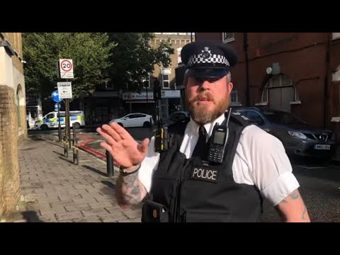 Police officer swears at me then it gets so weird - YouTube