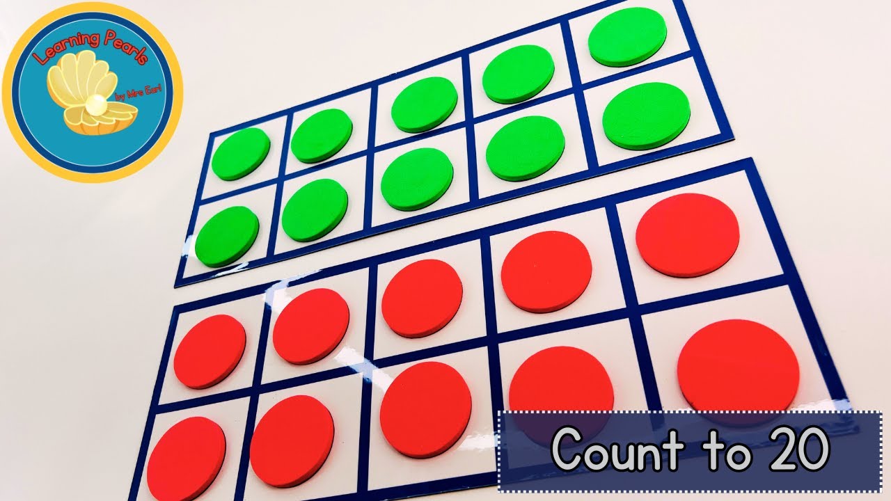 Learn to Count to 20 with Ten Frames | Counting in English for ...