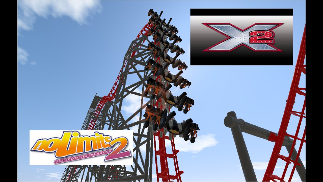 Six Flags MM X2 Nolimits 2 Recreation! - YouTube