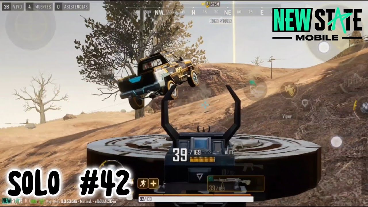 Lagna max graphics 4K Solo #42 | Pubg New state mobile - YouTube