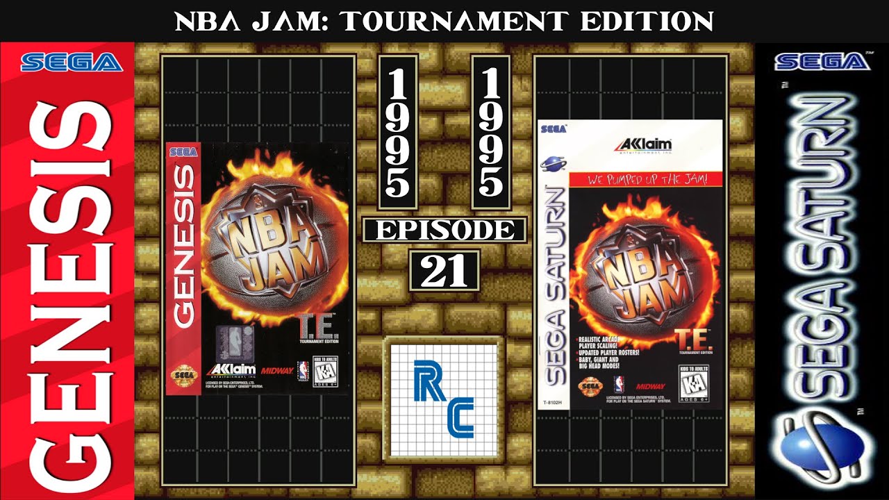 Sega Genesis Vs Sega Saturn - NBA Jam Tournament Edition - YouTube